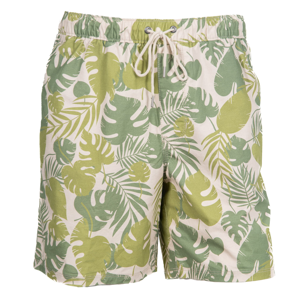 Men's Stretch Printed Poplin Deck Short