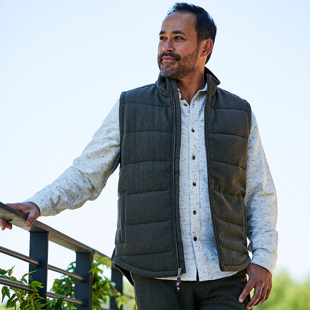 Men's Archer Herringbone Vest